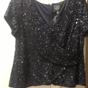 Adrianna Papell | Tops | Ladies Beautiful After Five Blouse | Poshmark